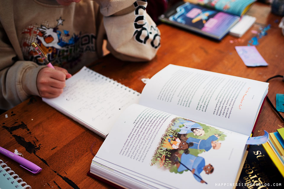 Homeschool Daily Practices: Read Aloud Journals - Happiness is here